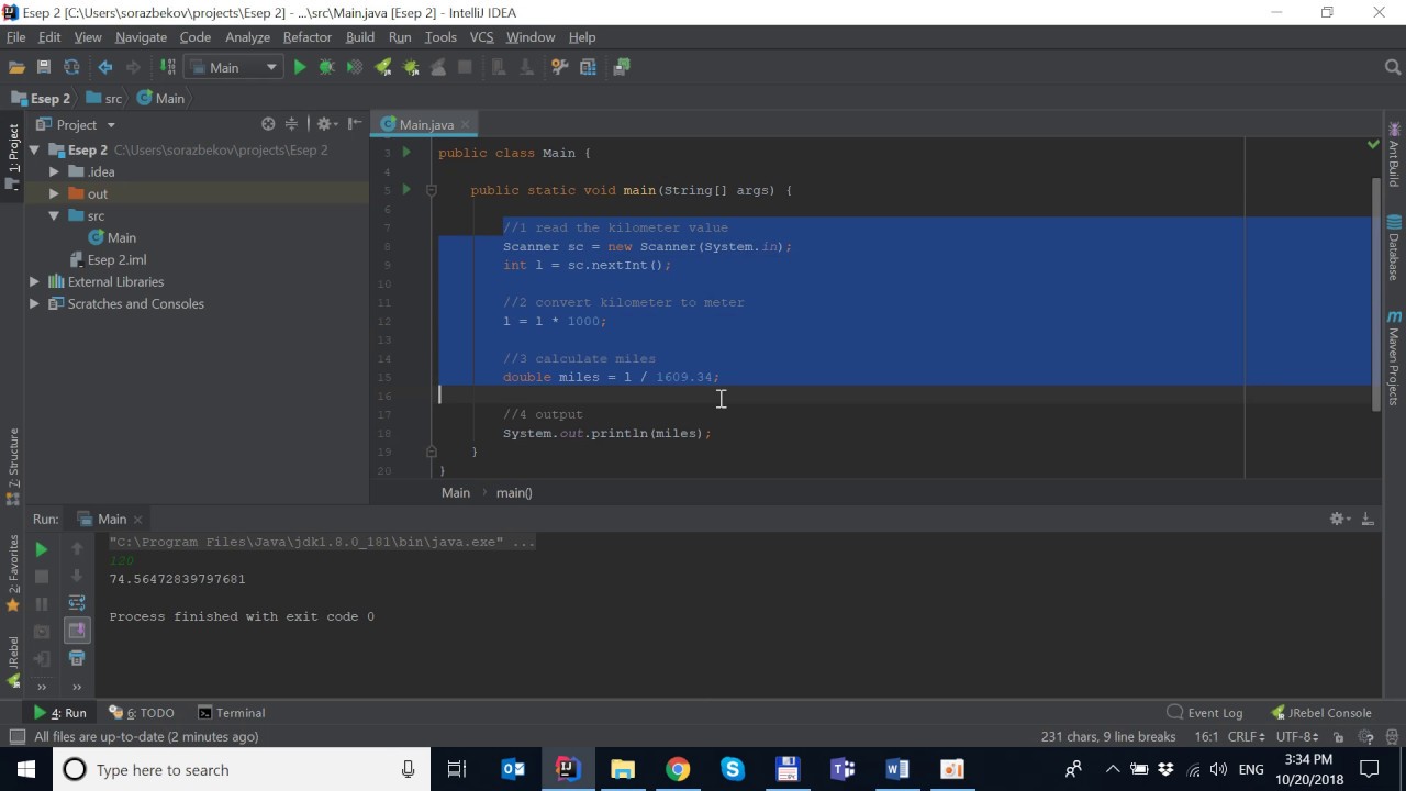 Algorithmization and JAVA Programming Language. Assignment 1, Problem 4