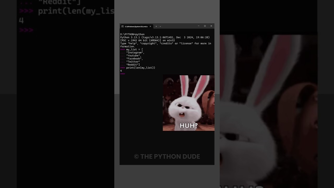 How to confuse a Python developer? #pythonprogramming