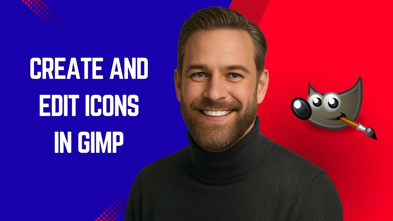 How to Create & Edit Icons in GIMP - GIMP Tutorial for Beginners