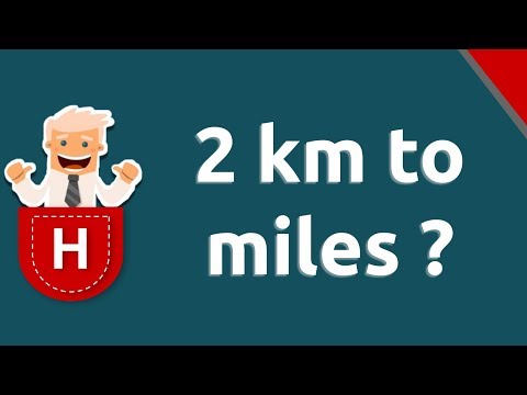 2 km to miles