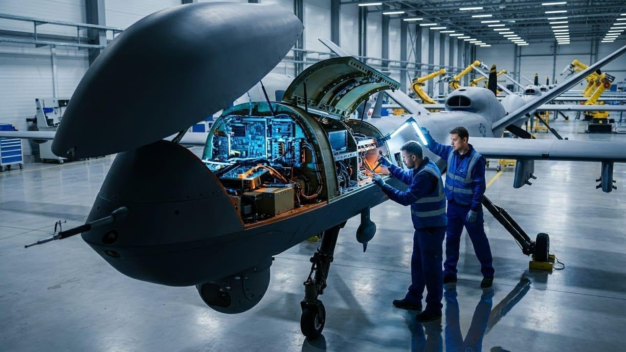 Inside the Drone Warfare Factory – How Military UAVs Are Mass-Produced (Full Process)