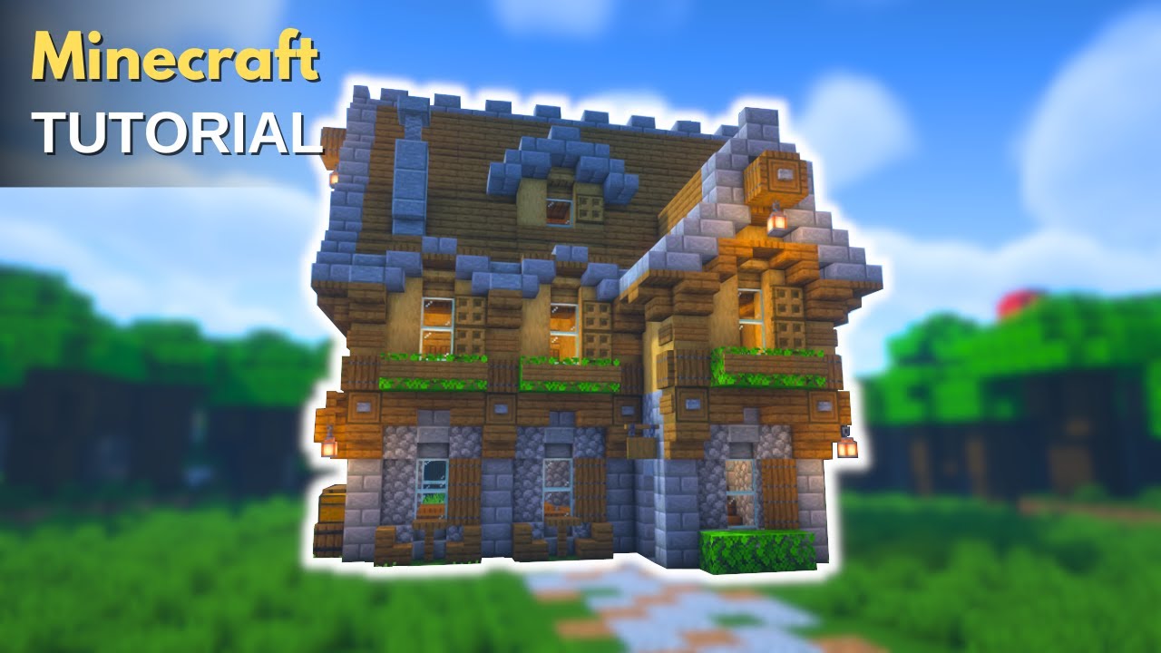 Minecraft: How to Build a Medieval Tavern | Medieval Inn (Tutorial ...
