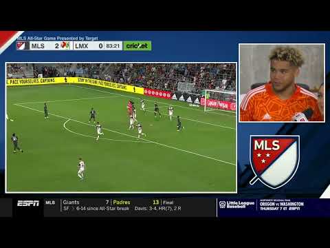 Pitch Side Interview: Dayne St. Clair | 2022 MLS All-Star Game