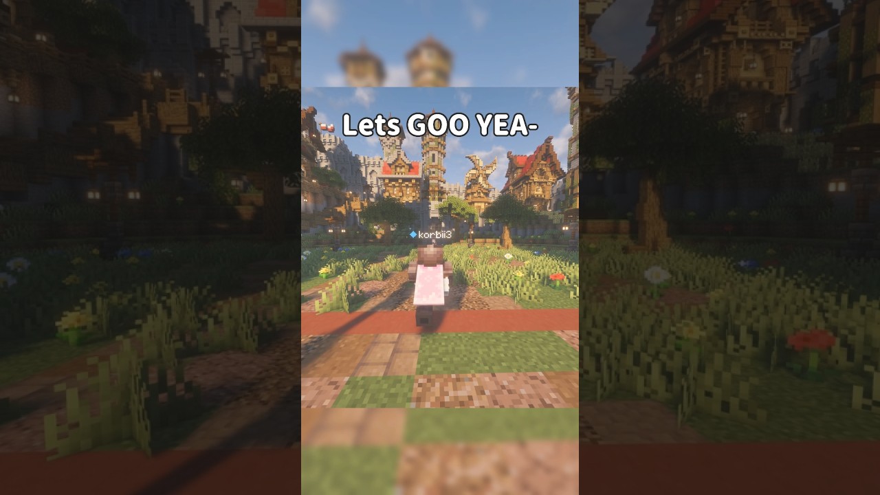 I DESTROYED him with attribute swapping 🥹 #minecraft