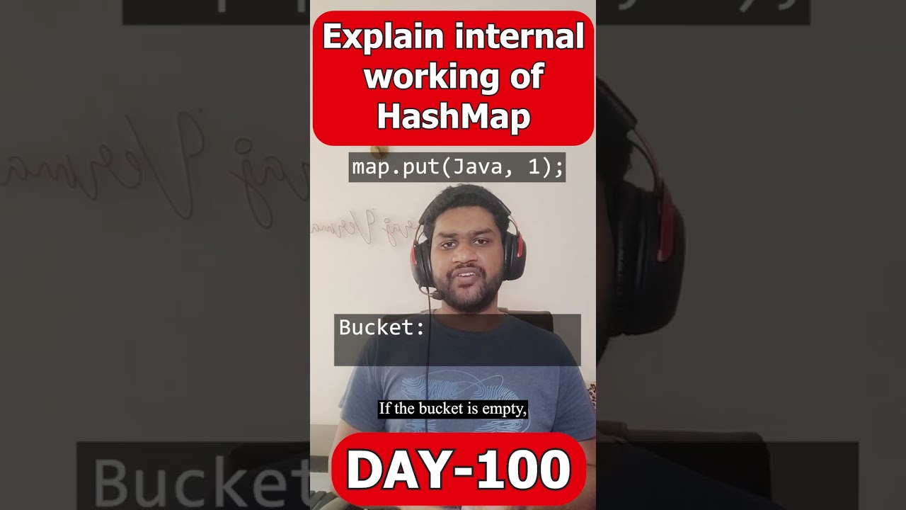 Explain internal working of a HashMap? #java #interview #interviewtips