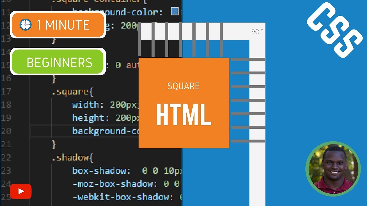 How to Make a Square in HTML and CSS