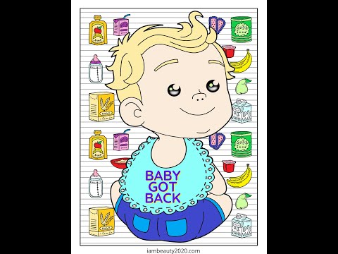Baby Got Back Baby-Themed Coloring Book PDF Printable