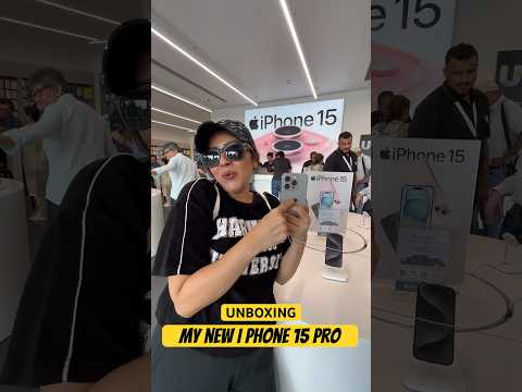 Finally exchanged my 12 pro max for I Phone 15 Pro 😬 #shorts #iphone15