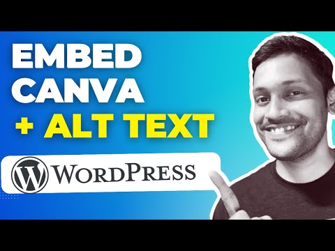 Embed Canva in Wordpress - Alt Text for Canva Images ????????