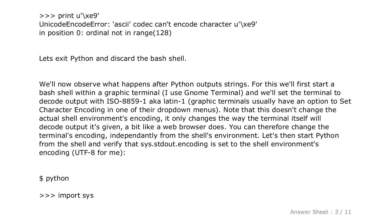 PYTHON : Why does Python print unicode characters when the default encoding is ASCII?
