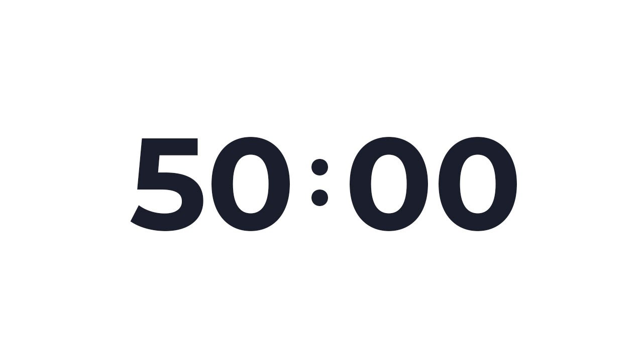 50 Minute Timer