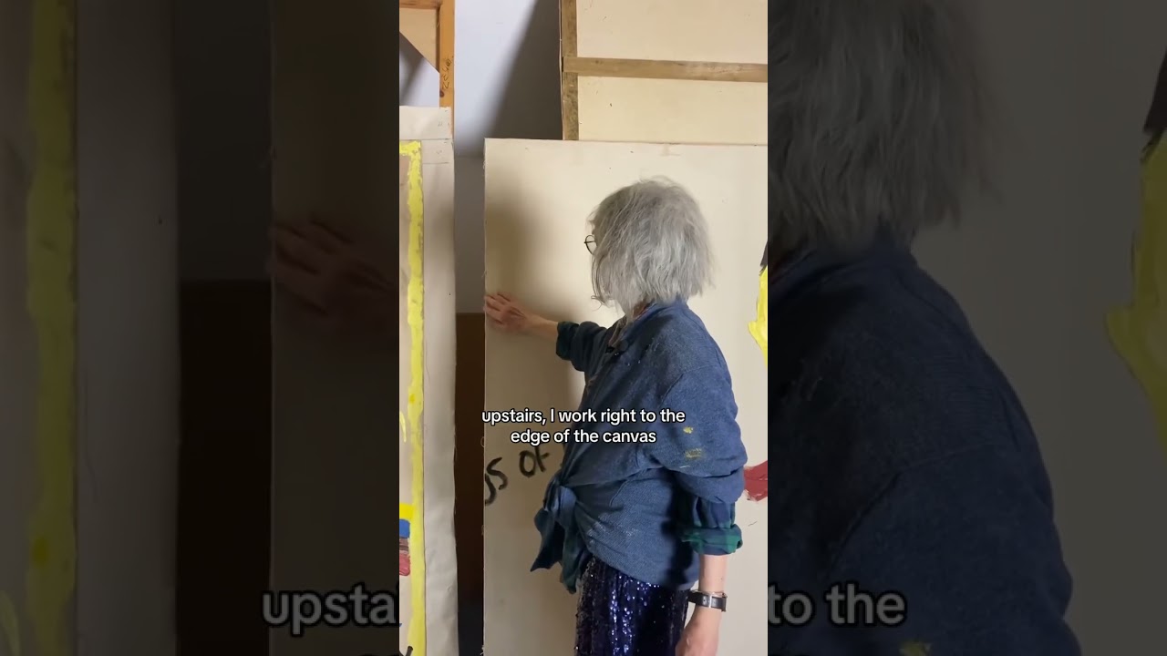 Take a look inside the studio of British painter #RoseWylie