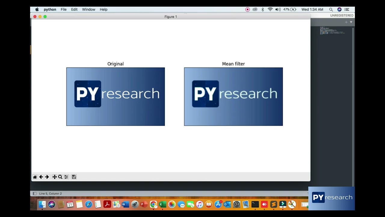 Image Filtering with Machine Learning python OpenCV