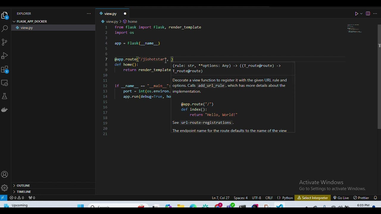 Build and Deploy a Flask app using Docker #flask #docker #amazon #dsalgo #coding #python3