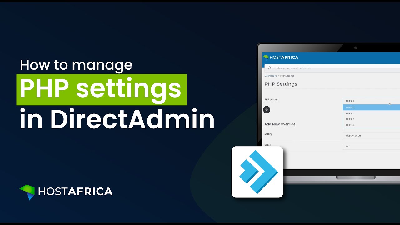 How to Manage PHP settings in DirectAdmin