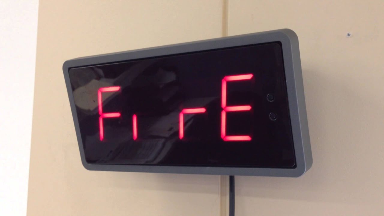 Simplex Wireless Fire Display