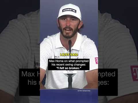 Max Homa: "I felt so broken" #shorts #pga #pgachampionship