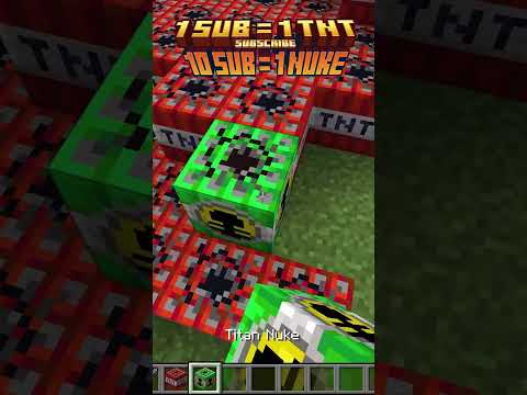 Day 30 1 SUB = 1 TNT / 10 SUB = 1 NUKE #subscribe #tnt #viralshorts