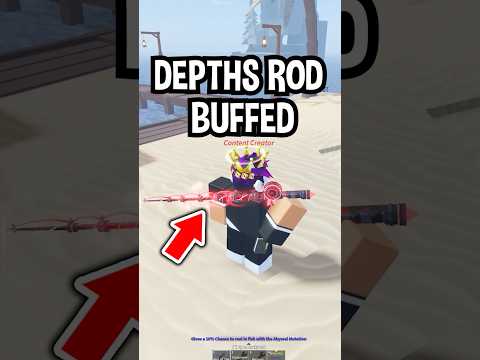 CRAZY DEPTHS ROD BUFF in Roblox Fisch..