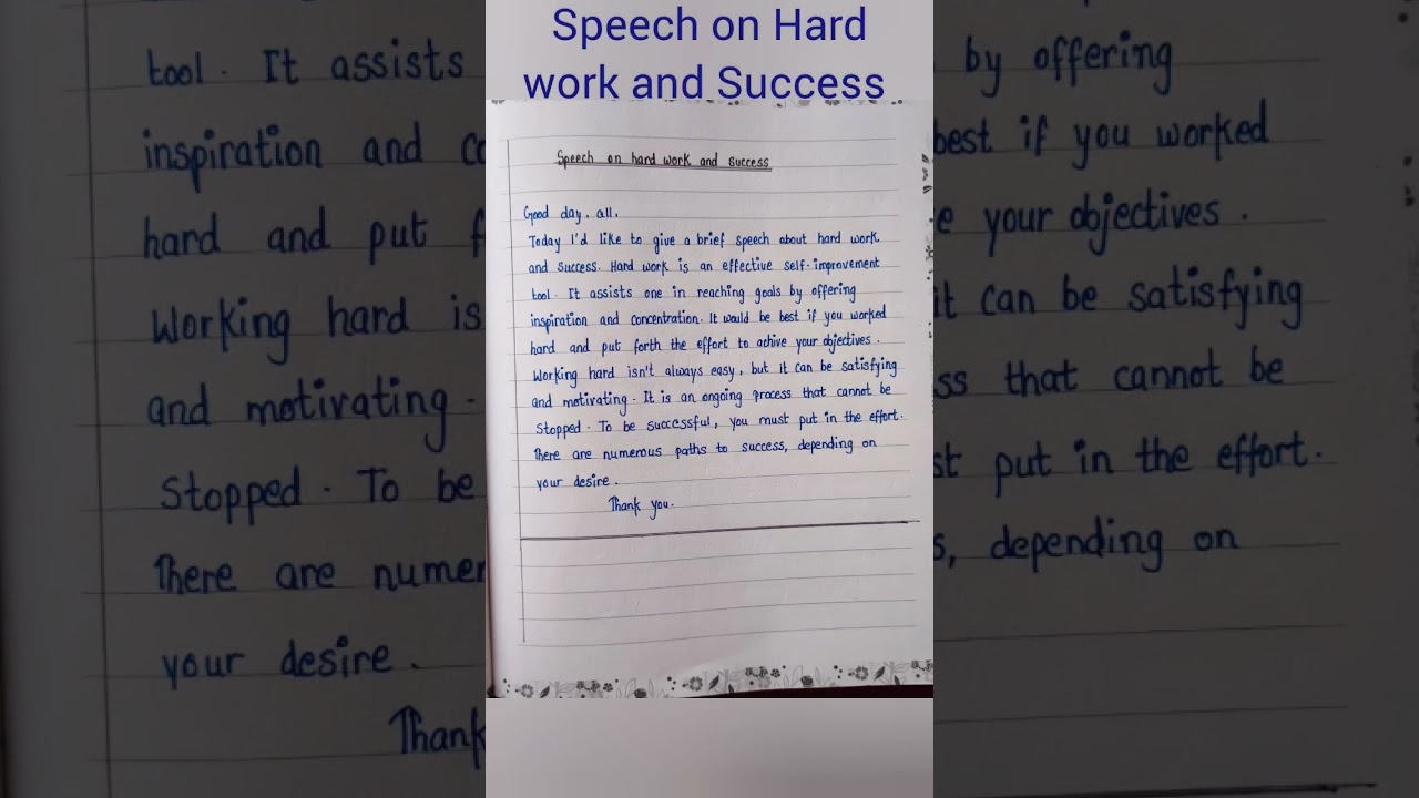 Hard Work and Success|| School Assembly Speech #trending #viral