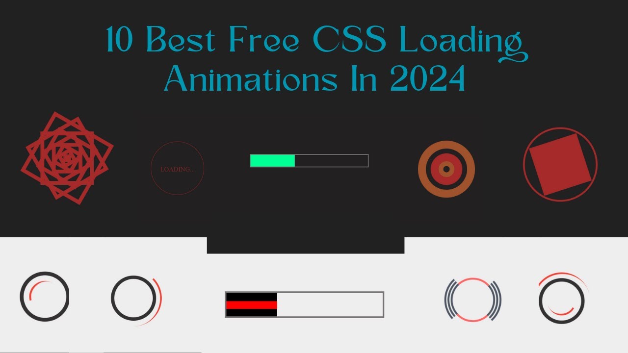 10 Best Free CSS Loading Animations In 2024 #javascript #frontend #animation #loader #loading