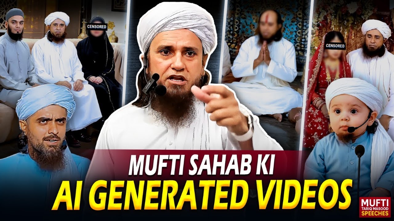 AI Generated Videos | Mufti Tariq Masood Speeches 🕋