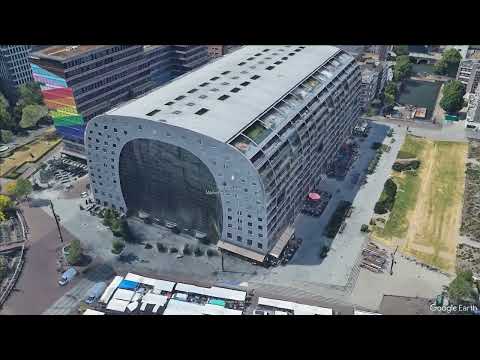 History of the Markthal (Market Hall) in Rotterdam in 3 Minutes