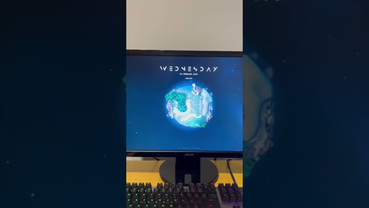 This interactive wallpaper is dope! 😮‍💨