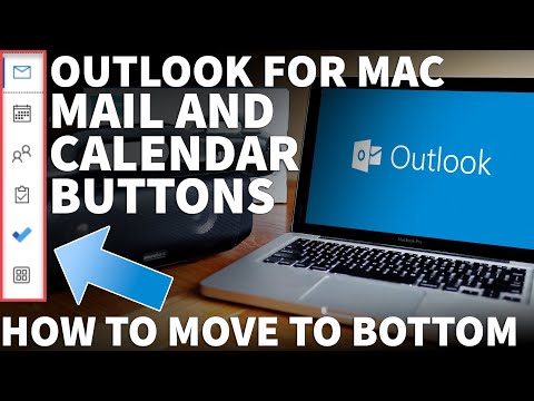 Mac Outlook Navigation Bar Mail Button Moved to Left - Outlook Toolbar on Left Side Move to Bottom