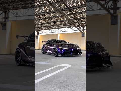 Midnight Purple MK5 Supra #toyota #supra #shorts