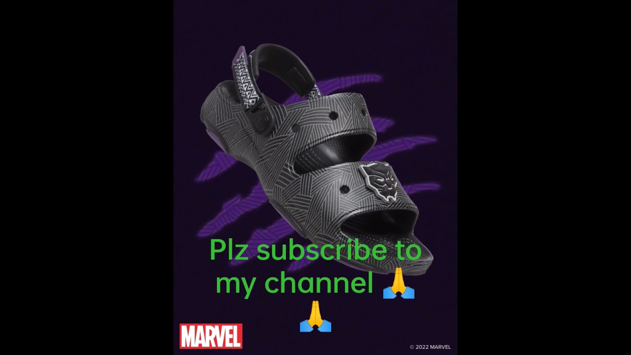 Wakanda forever. Marvel's black panther collection is now available at crocs stores...