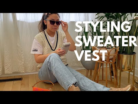 Aritzia Sweater Vest| How to Style