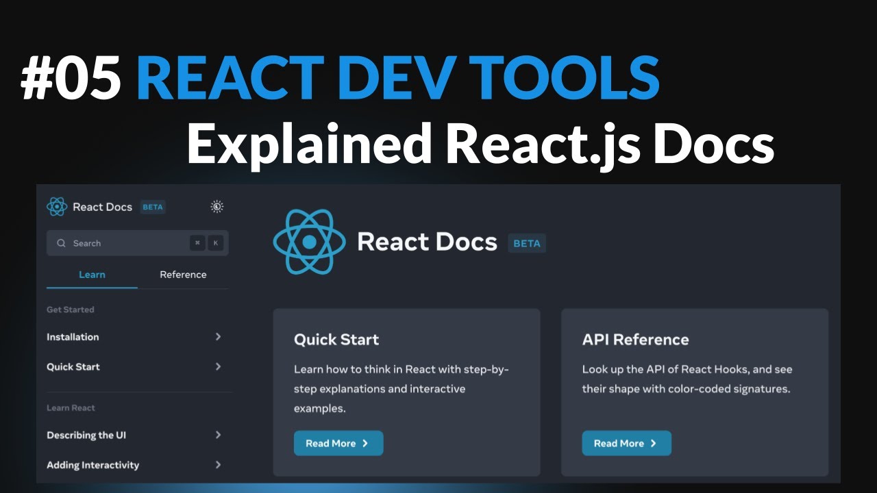 React Developer Tools - Explained React.js Docs #05