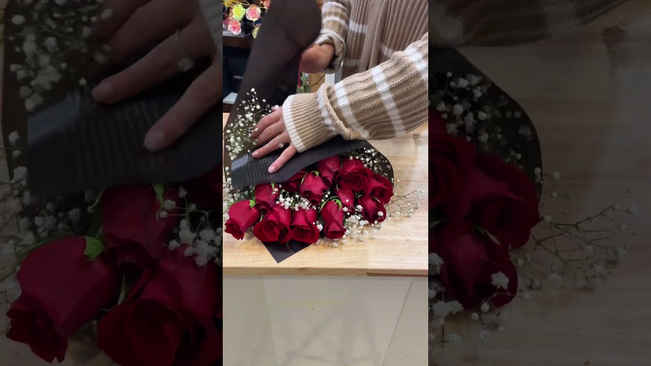 Small dozen Red 🌹🌹🌹 #flowers #bouquet #flowerarrangement #roses #bouquetoflove #flowerbouquet