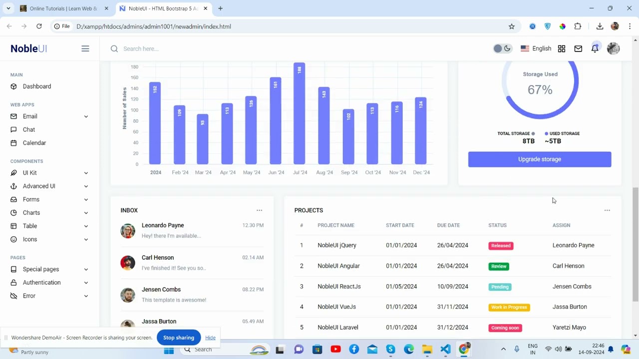 Free Inventory Management Admin Dashboard Template 100 Bootstrap 5