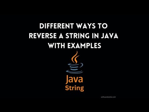 11 ways to reverse a String in Java with examples