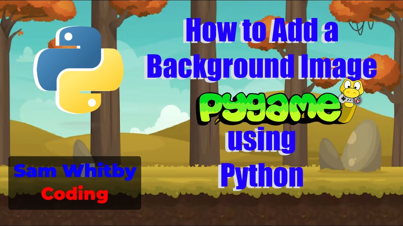 How to Add a Background Image in Pygame