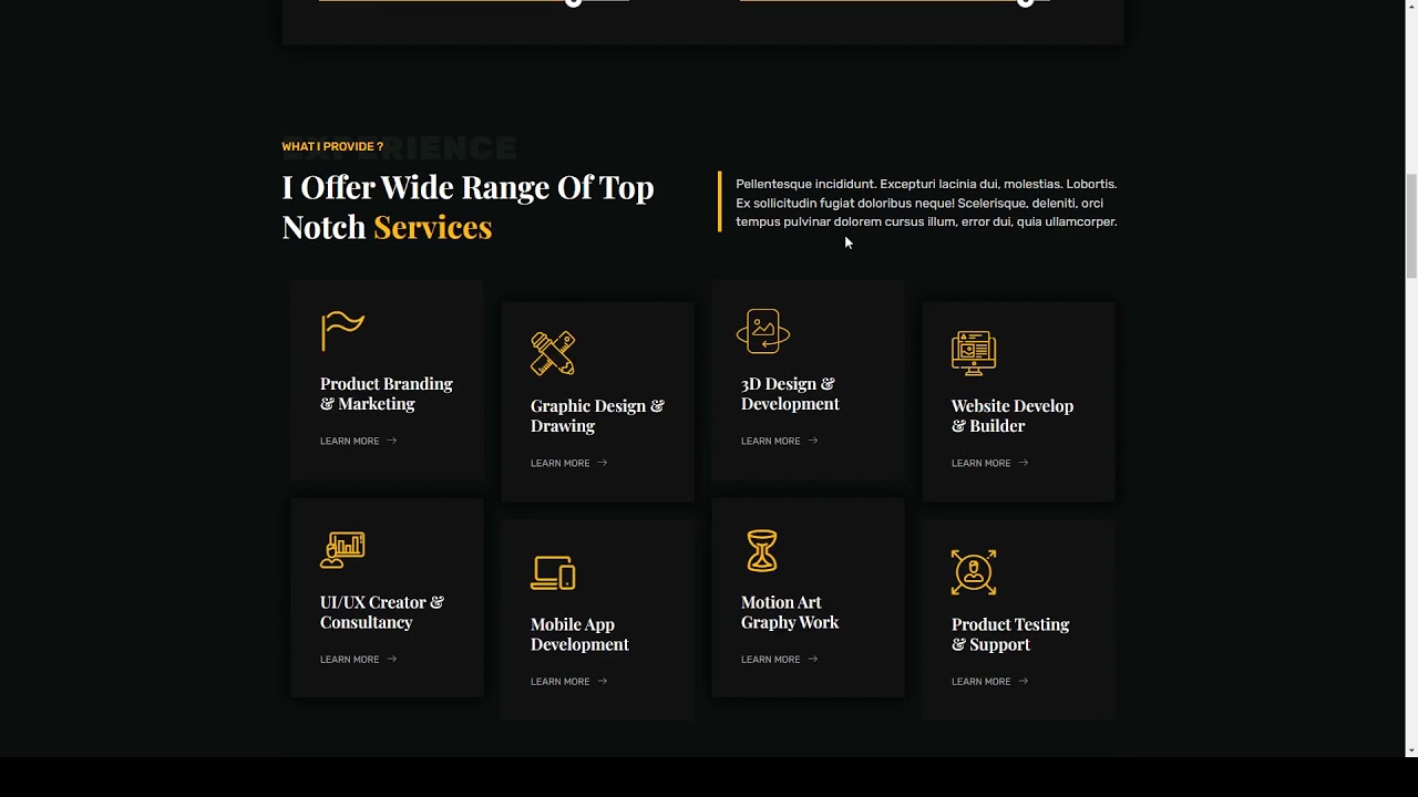 Portfo - Creative Portfolio Elementor Template Kit freelancer agency