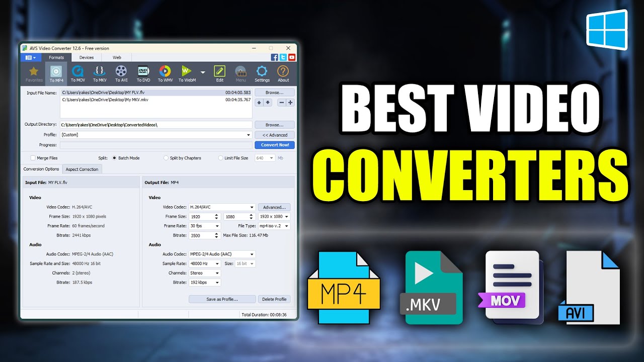 Top 5 Free Best Video Converters for PC (No Watermark)