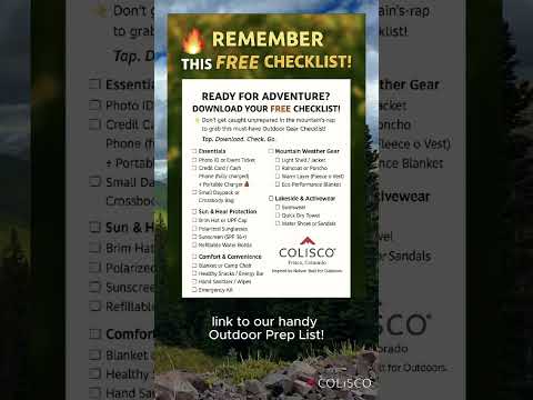 Free Summer Checklist from Colisco: Be Ready for Any Adventure!