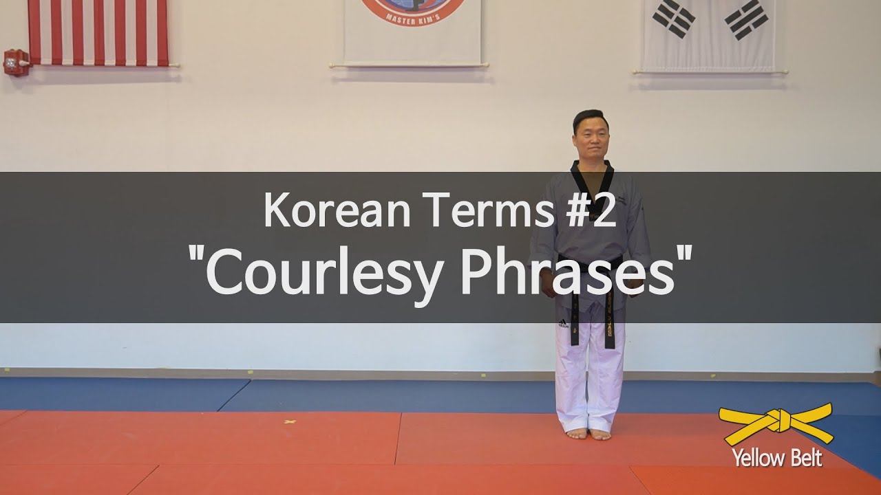 Korean Terms #2 Courtesy Phrases