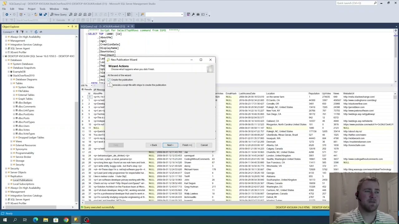 Configuring Transactional Replication on SQL Server