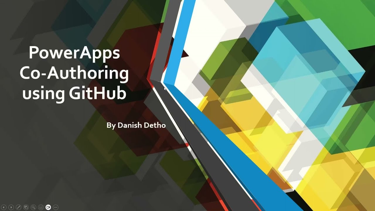PowerApps CoAuthoring using GitHub Integration