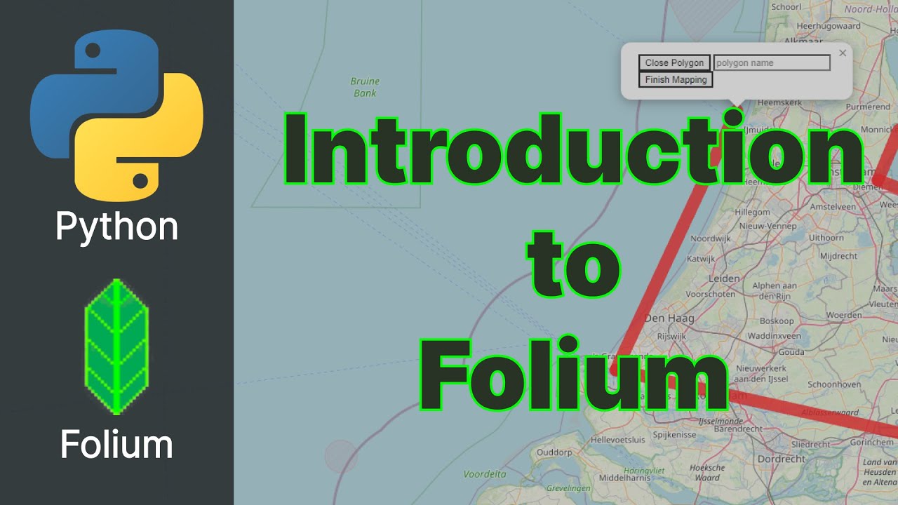 Python Folium #1 - Introduction to Folium