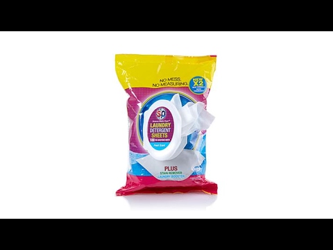 S2O 100count Enhanced Laundry Sheets Fresh Scent