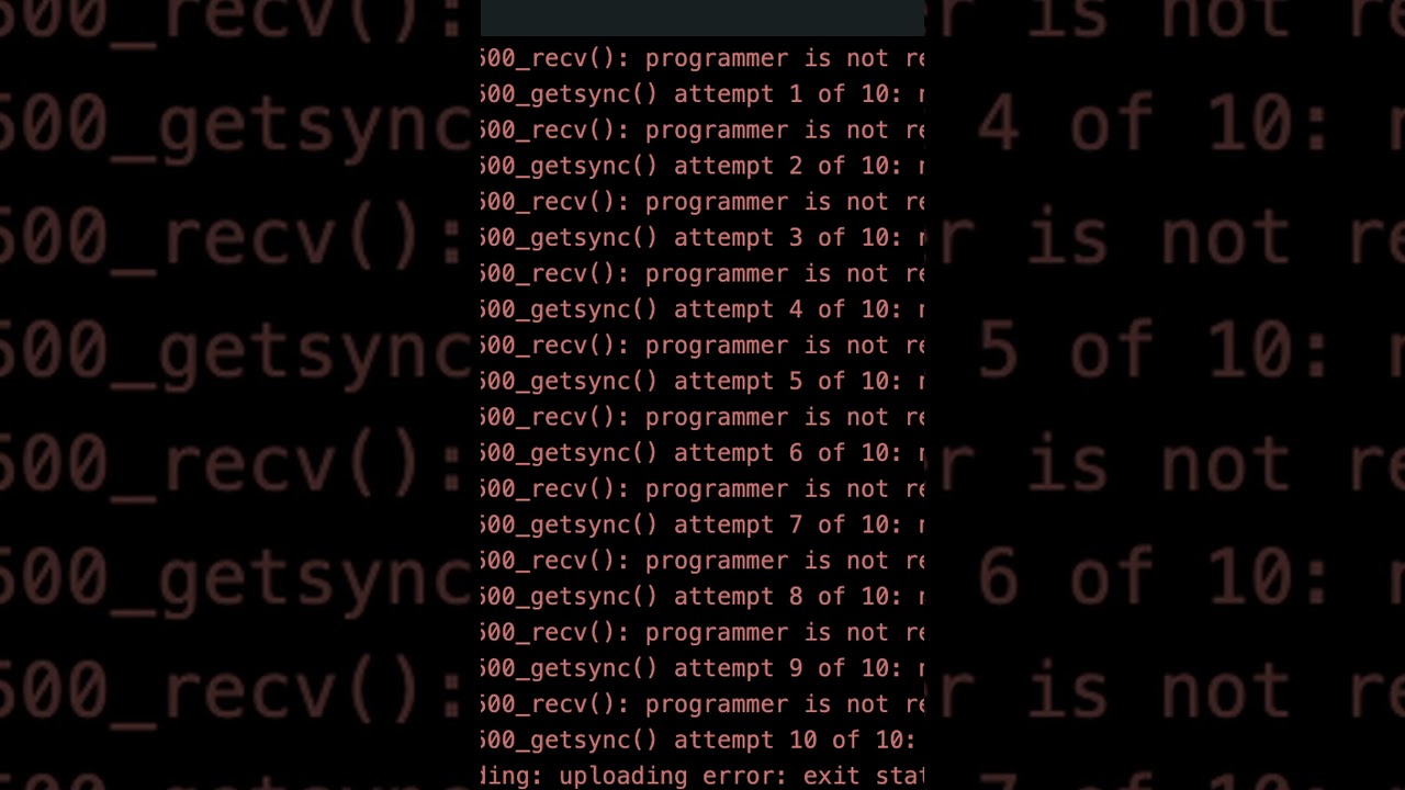 Programmer Not Responding for Nano Board with Arduino IDE. #arduino #arduinonano #nano