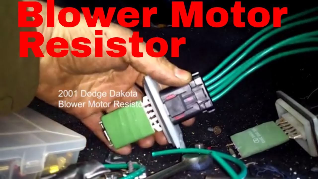 Dodge Dakota,Durango Blower Motor Resistor Wiring Diagram