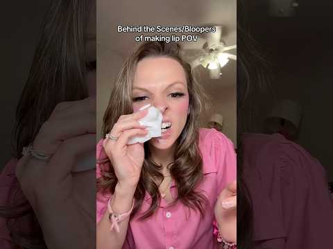 Here’s the behind the scenes of my last video (: #bts #bloopers #lipcare #lipgloss #funny #failarmy