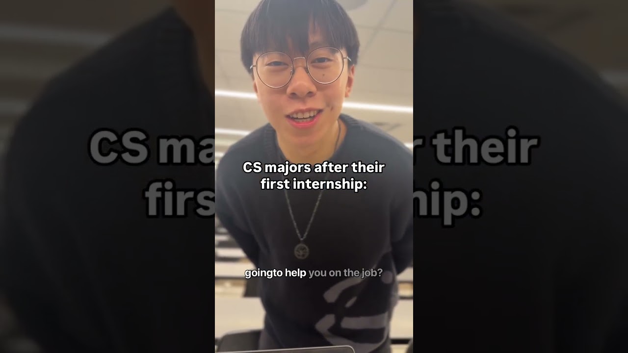 Bro Did 1 Internship and Switched Up 😭 #intern #csmajor #softwareengineer #sweintern