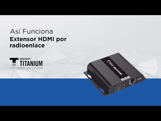 SYSCOM: TT488MINI-EPCOM-TITANIUM - Kit extensor HDMI inalámbrico | Wifi 5G | 4K60Hz | para ...